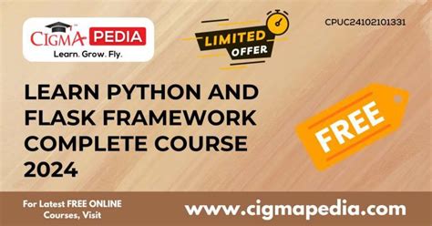 Learn Python And Flask Framework Complete Course 2024 Free Udemy Course Cigma Pedia