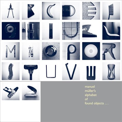 Visualsyntax Found Objects Alphabets Letterforms
