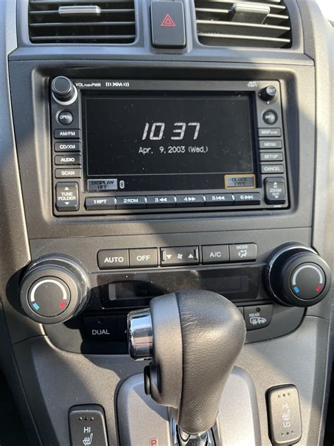 Well It Is Wednesday At Least Incorrect Date And Time On 2010 Cr V Exl Nav Anybody Else Still