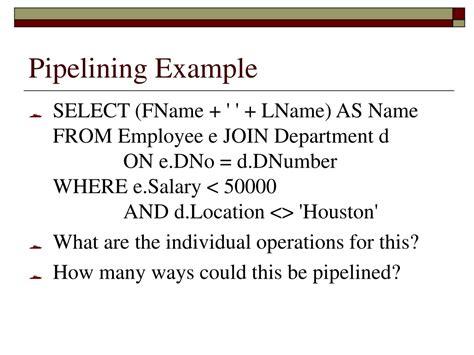 Ppt Query Processing And Optimization Towards Efficient Database