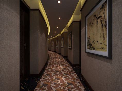 实用经济型大酒店装修效果图 酒店装修效果图 成都朗煜公装公司