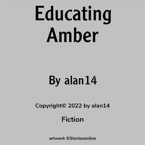 Educating Amber Fiction Sex Story