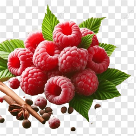 Fresh Red Raspberry Fruit Cut Out Isolated Fresh Red Raspberry Png