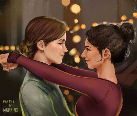 Ellie And Dina The Last Of Us The Lest Of Us Dina