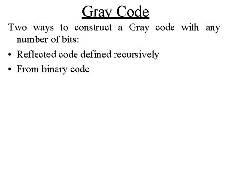 BINARY CODES Binary Code A Binary Code Is