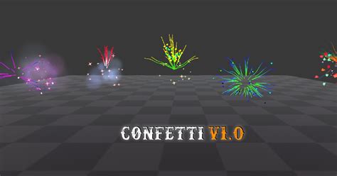Confetti Fx V10 Vfx Particles Unity Asset Store