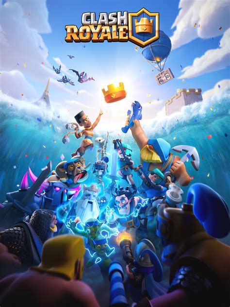 Clash Royale The Flood Banner Clash Of Clans Desenhos Clash Royale