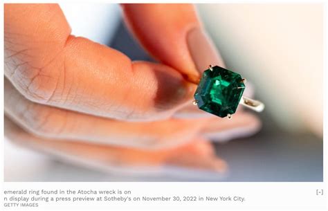 Emerald Ring Sells For 12 Million At Auction Mft