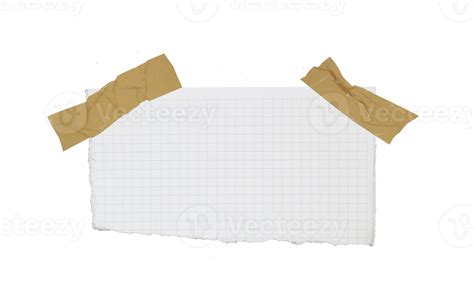 Paper Has Grid Lines Torn Into Pieces On Transparent Background Png File Png