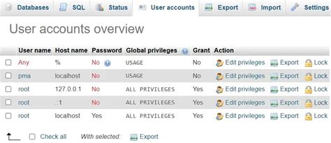how to set a mysql root password in phpmyadmin buggerspot