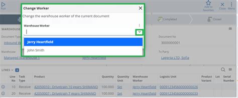Change Worker ERP Net Tech Docs