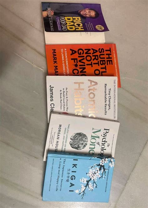 Fiction Books Atomic Habitsikigaipsychology Of Moneyrichdad Freeup