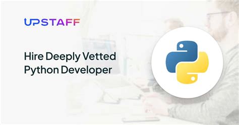 Hire Top 11 Vetted Python Developers In September 2025 Upstaffs