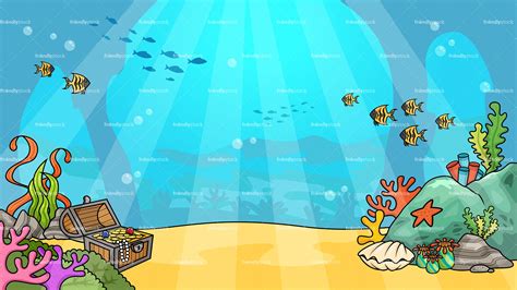 Underwater Background Cartoon Clipart Friendlystock