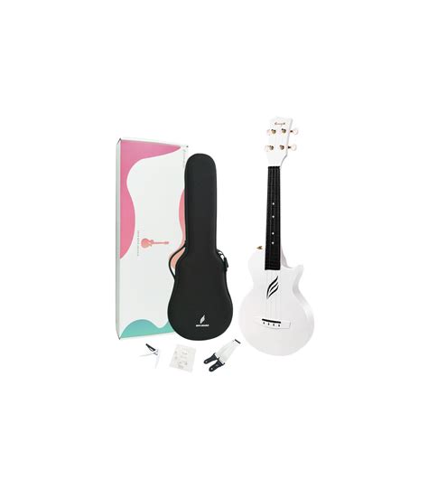 Enya Concert Nova U Carbon Fiber Travel Ukulele Color White
