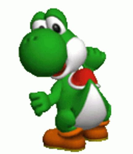 Yoshi Super Mario Yoshi Super Mario Dance Discover Share Gifs Artofit