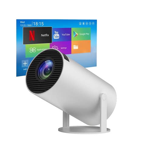 Salange HY300 Portable Projector Android 11 Mini Smart Projector 220