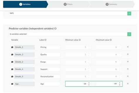 Key Driver Analysis Survalyzer Help Center