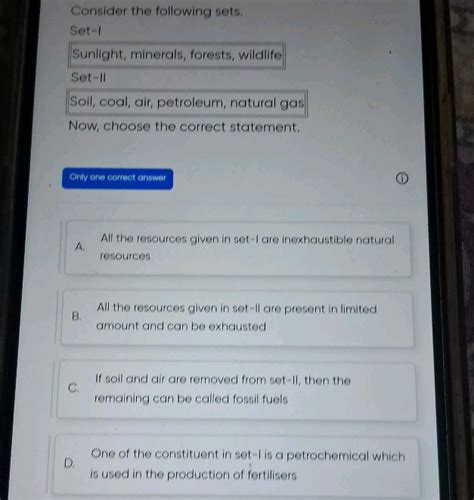 Consider The Following Sets Set Sunlight StudyX