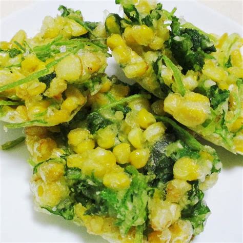 とうもろこしのかき揚げ＜炭酸水でサクサク＞ By Syu♪さん レシピブログ 料理ブログのレシピ満載！