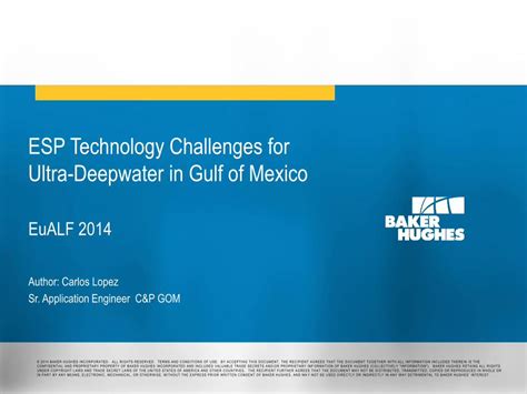 Pdf Esp Technology Challenges For Ultra Deepwater In Gulf · Esp