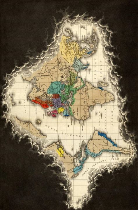 1551年的世界地圖——迷霧般的世界邊緣 每日頭條