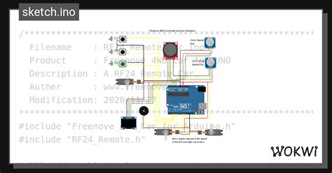 Rf24 Car Sim Original Code With Full Mods Wokwi Esp32 Stm32 Arduino