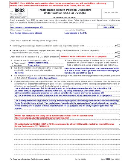 19 8833 Form Free To Edit Download And Print Cocodoc