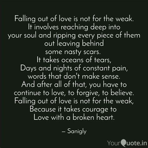 Falling Out Of Love Quotes