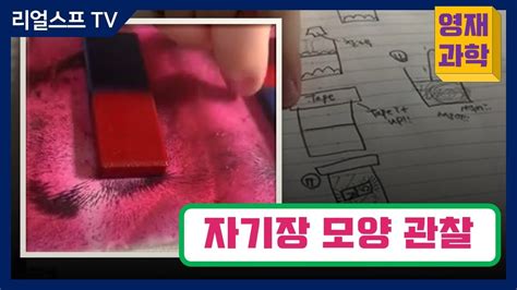 자석실험 신기해자석의 자기장관찰 Youtube