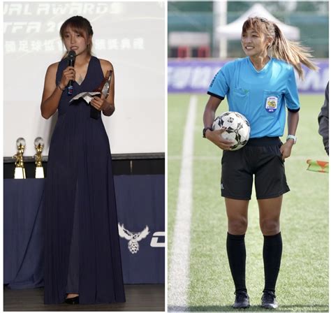 足協年度頒獎》楊振艷早上還在執法 下午一身禮服驚艷全場 Tsna體育新聞團隊