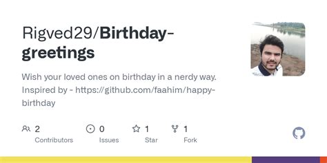 github rigved29 birthday greetings wish your loved ones on birthday