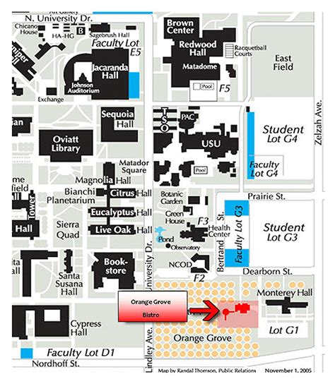 Map California State University Northridge