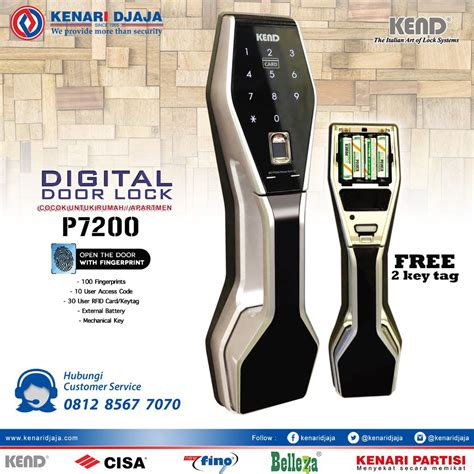 Pintu Rumah Fingerprint Lily Brown