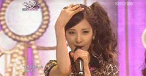 뮤직뱅크 태티서 1위 노래할 수 있어서 소녀시대라서 정말 행복해요