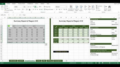 Basic Formating Youtube