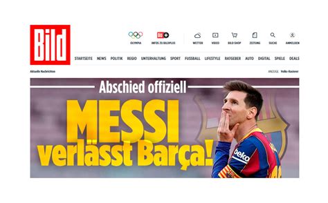 Así reflejaron los medios del mundo la salida de Lionel Messi del Barcelona Infobae