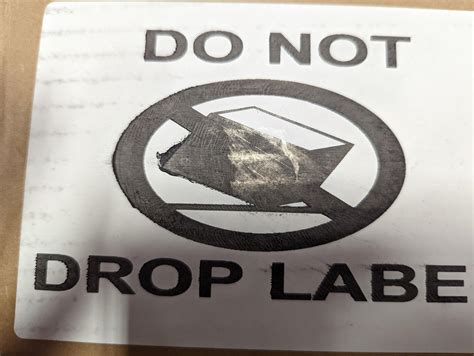 Do Not Drop Labe Rnotinteresting