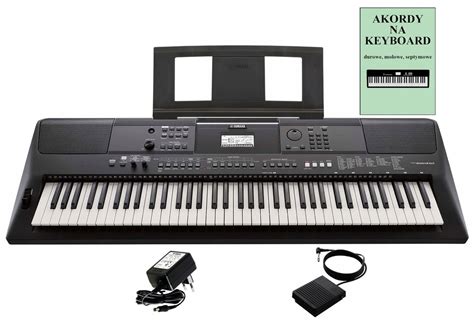 YAMAHA PSR EW410 Keyboard Akordy Pedał 11412794330 oficjalne