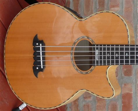 Athlete Axe Acoustic Bass Guitar Made In Japan Mid 90s Luthiers