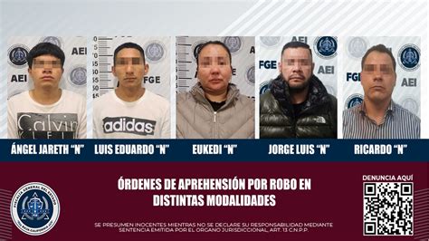 Cinco Detenidos Por Robo En Distintas Modalidades Xewt 12