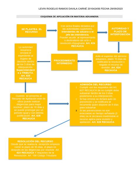 Esquema De Apelaciones En Materia Aduanera Pdf Apelación Justicia