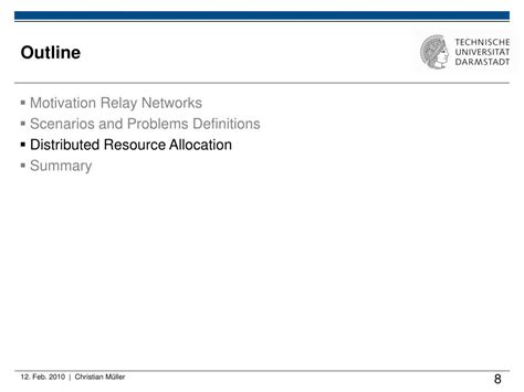 Ppt Distributed Resource Allocation In Ofdma Based Relay Networks