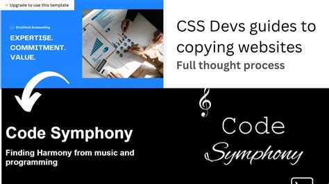 css devs throught process of how to copy website ui youtube