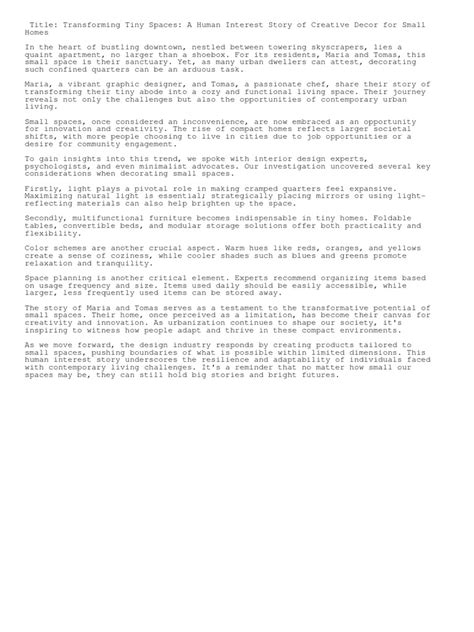 Decorating Ideas For Small Spaces Pdf Interior Design