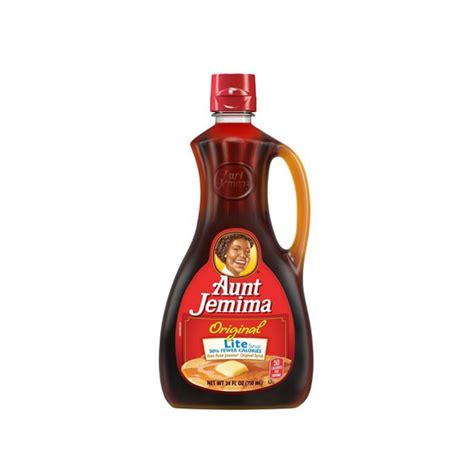 Aunt Jemima Lite Pancake Syrup Oz Lil Generals
