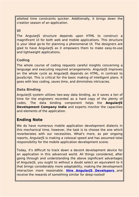 Ppt Why Choose Angularjs For Mobile Application Development