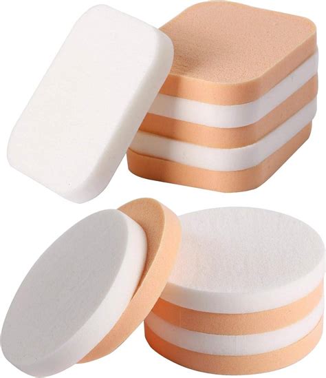 12pcs Soft Sponge Flawless Facial Foundation Powder Puff Beauty Makeup
