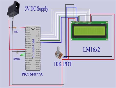scrolling text on lcd using pic16f877a and mikroc