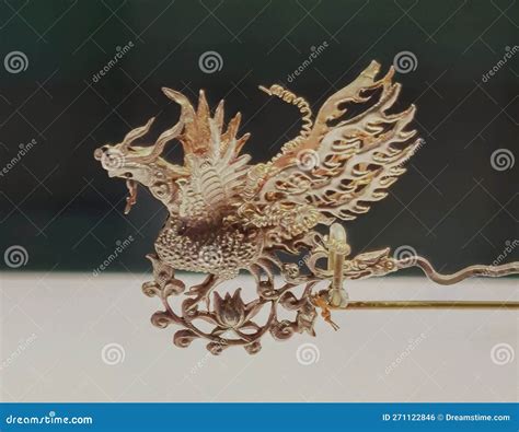 Hong Kong Palace Museum Antique Liao Phoenix Hairpin Ornaments Jewelry
